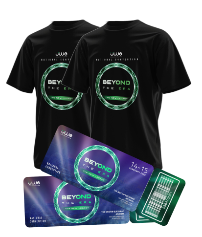 Beyond The Era – 2 Tickets + 2 Shirts Bundle – UWE